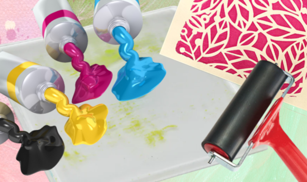 How to Gel Plate Print with Wet Strength Tissue Paper – Carnival Papers